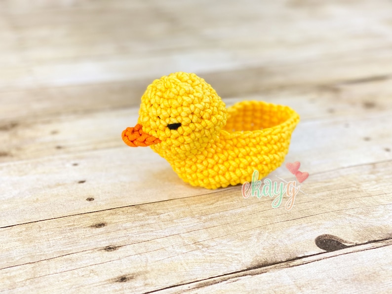 Crochet Pattern, Ducky Scrubby, Duck Basket - Etsy