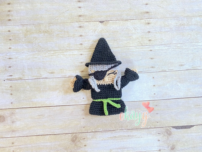 Crochet Pattern Wicked Witch of the West Hand Puppet the | Etsy