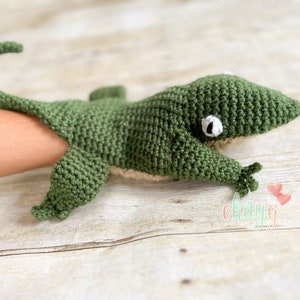 Crochet Pattern, Lizard Hand Puppet - Etsy