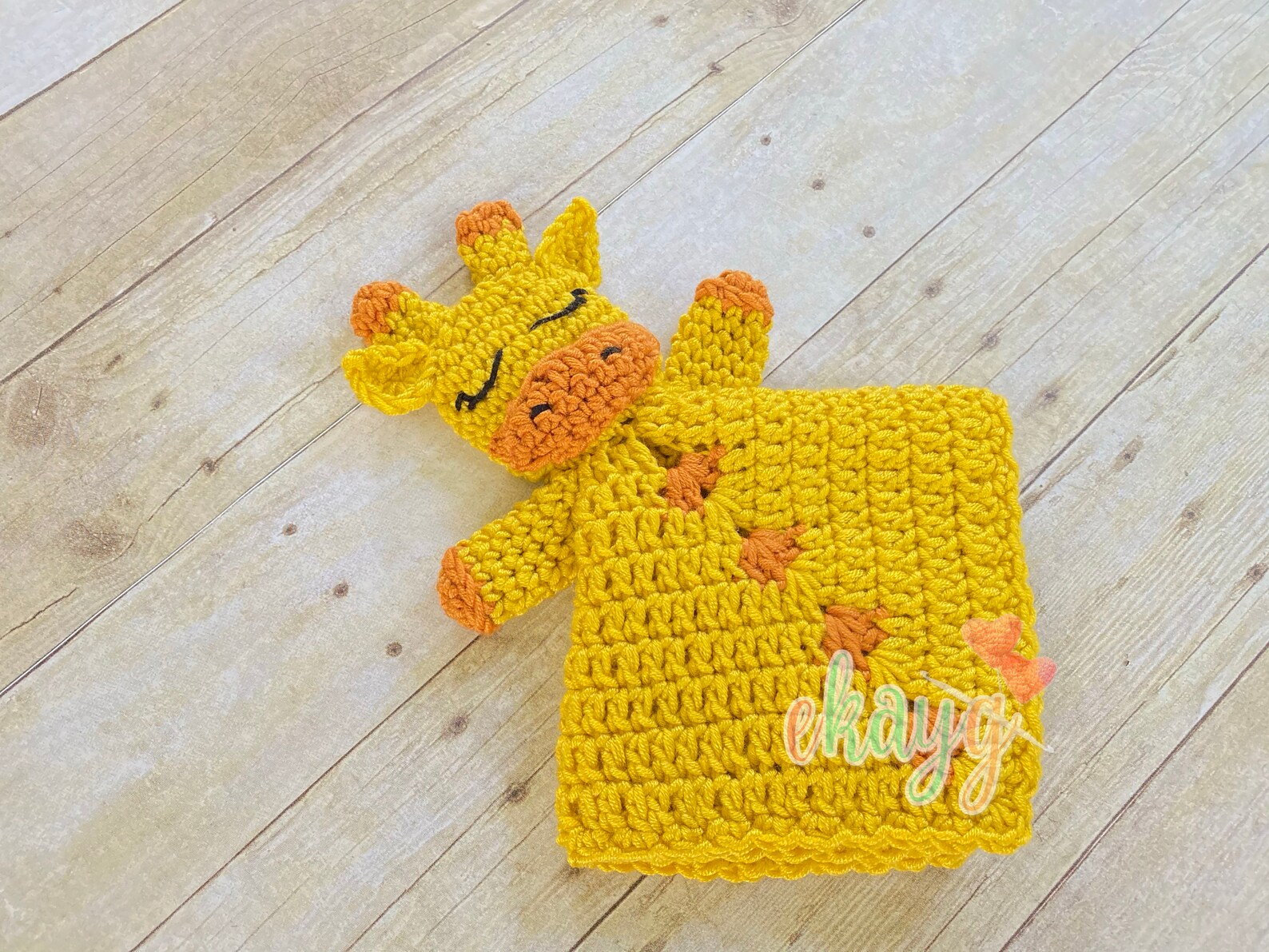 Crochet Pattern Giraffe Lovey Puppet - Etsy