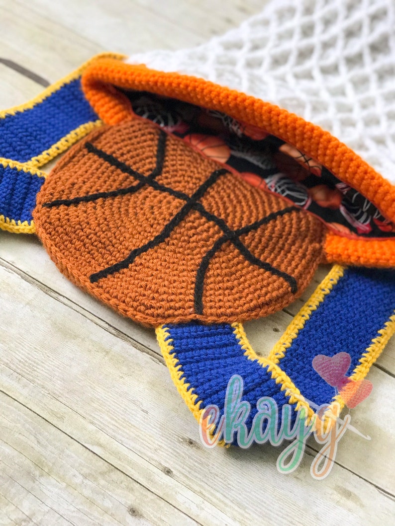 Crochet Pattern, Basketball Hoop Backpack - Etsy