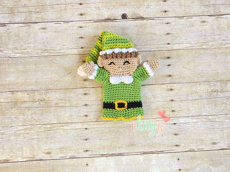 Crochet Pattern Elf Hand Puppet - Etsy