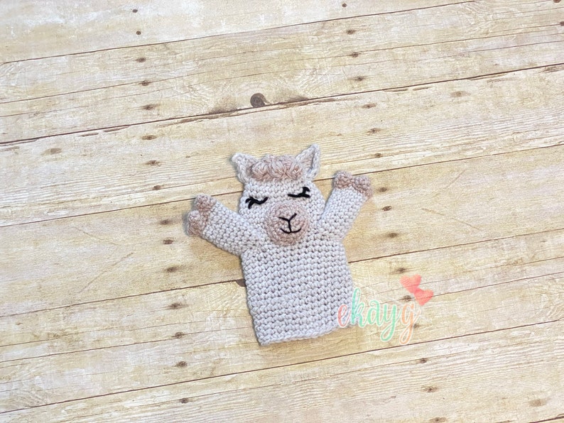 Crochet Pattern Llama Hand Puppet - Etsy