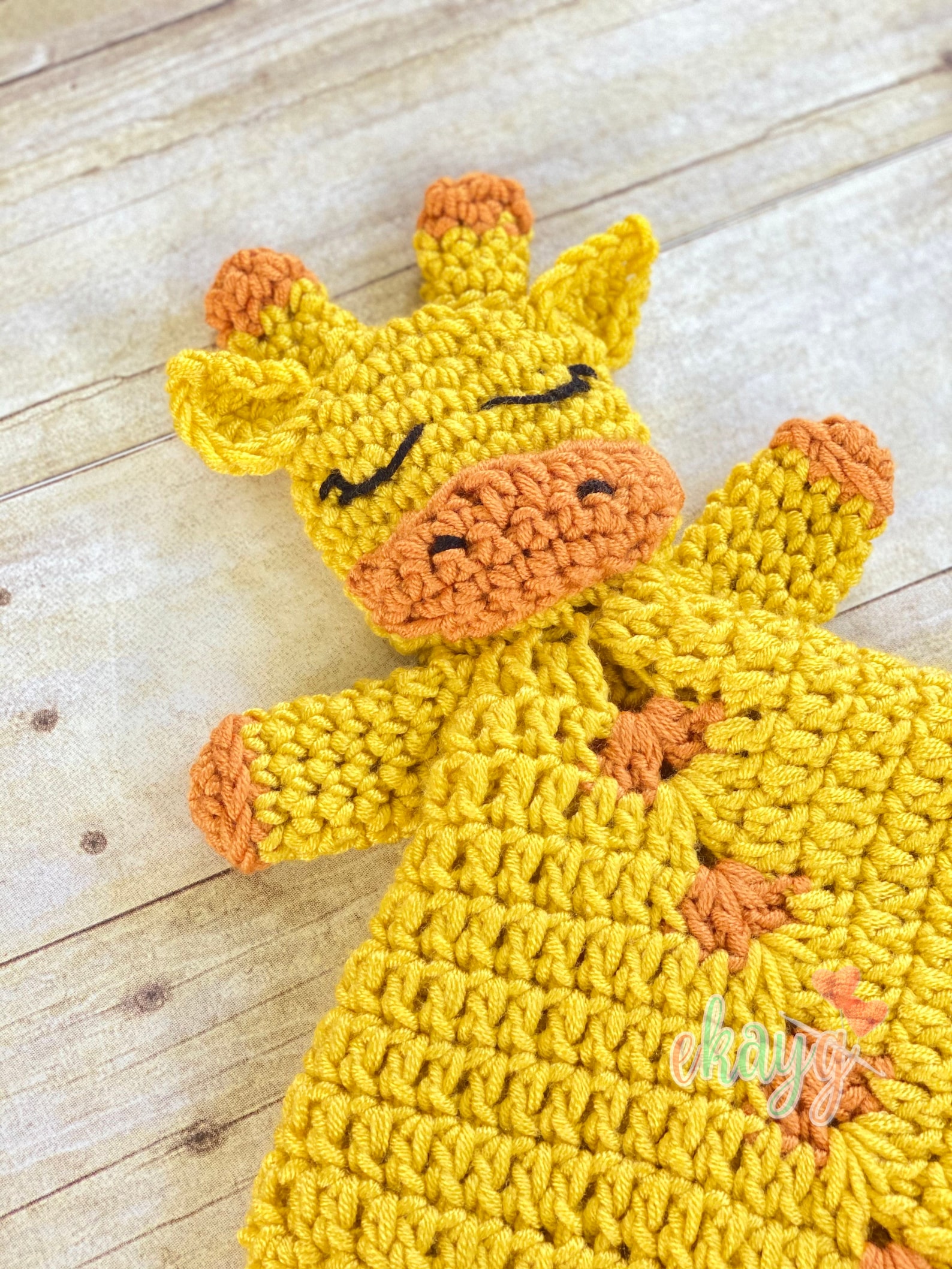 Crochet Pattern Giraffe Lovey Puppet - Etsy