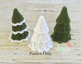 Crochet Pattern Christmas Tree Stacking Rings | Etsy