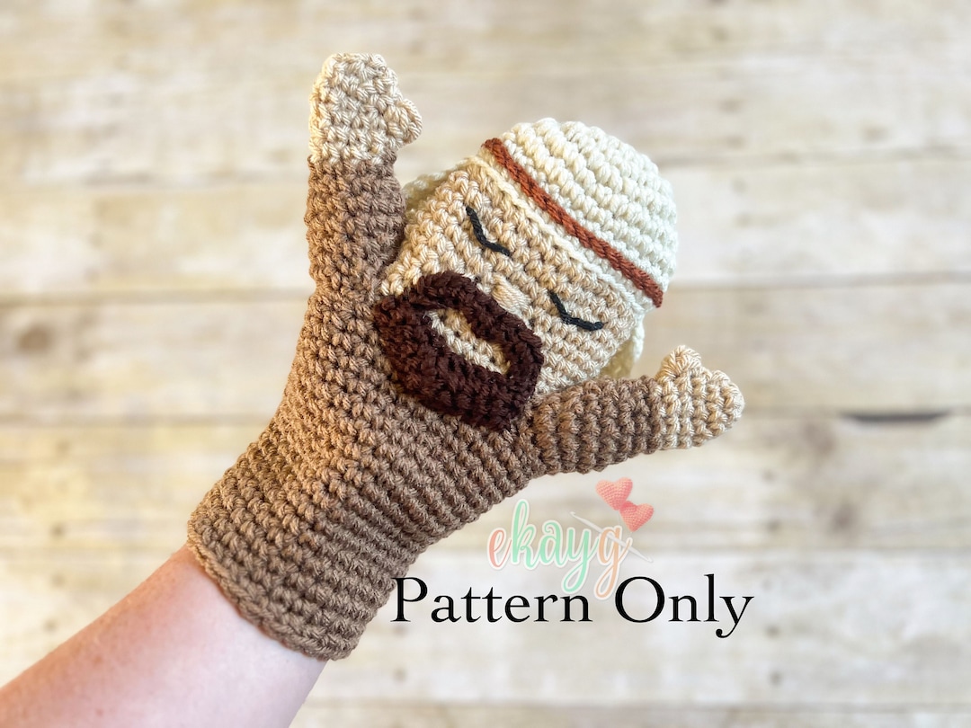 Crochet Pattern, Joseph Hand Puppet, the Nativity Story Puppets - Etsy