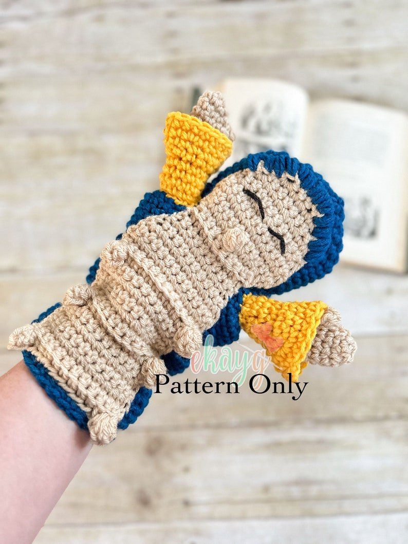 Crochet Pattern, Caterpillar Hand Puppet, Alice's Adventures in ...