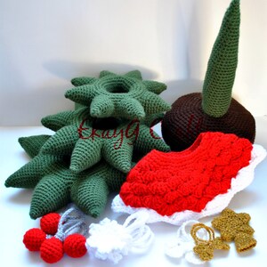 Crochet Pattern, Christmas Tree Stacking Rings - Etsy
