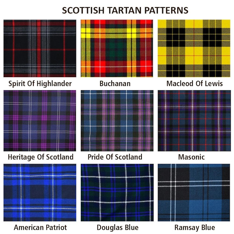 Girls Custom Tartan Shawl Vintage Scottish Handmade Kids Fly Plaid for All Ages Highland Wedding ...