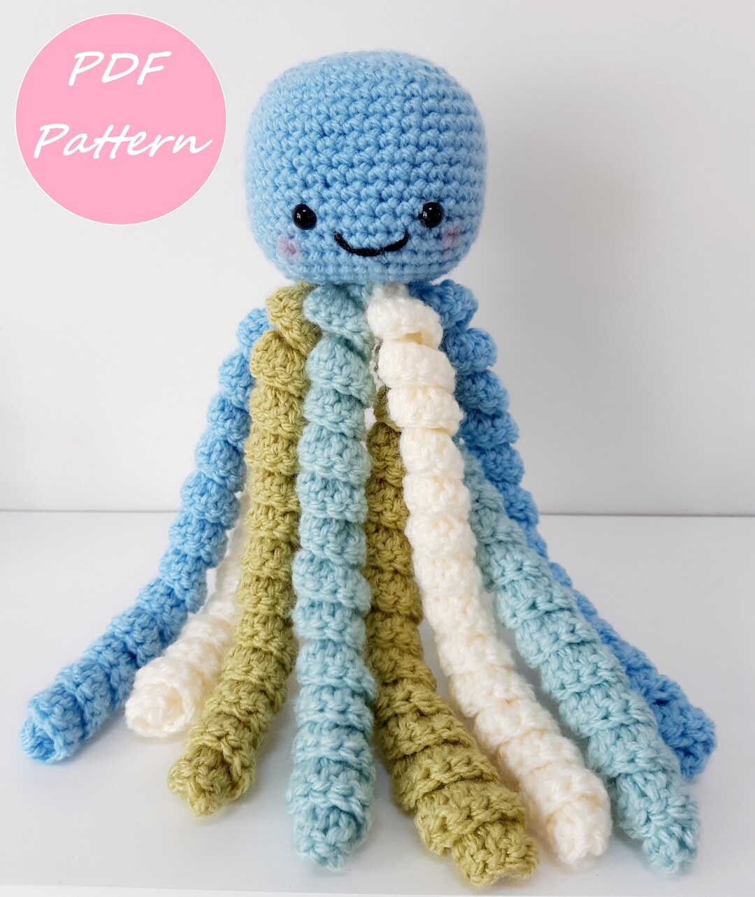 Crochet Pattern Octopus Amigurumi - Ideal for Beginners/improvers - Etsy