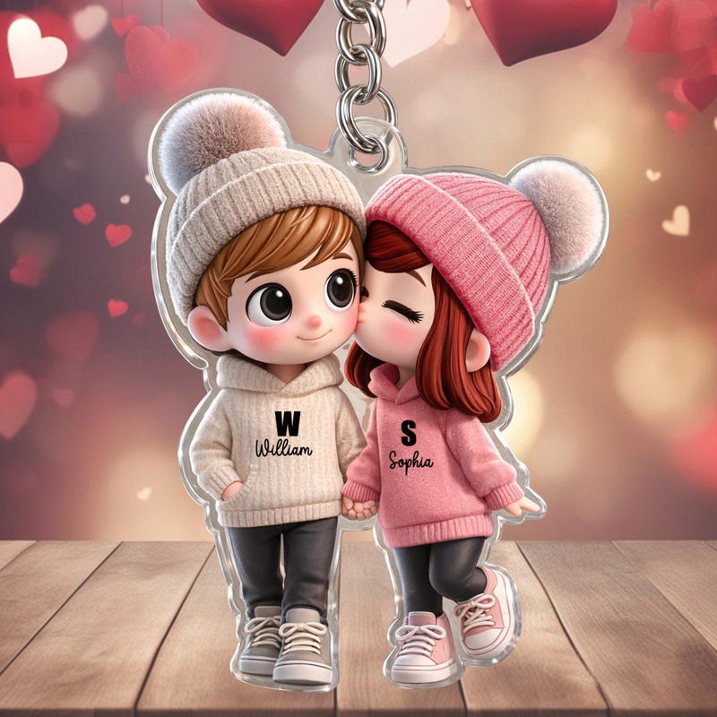 Cartoon Keychain - Etsy