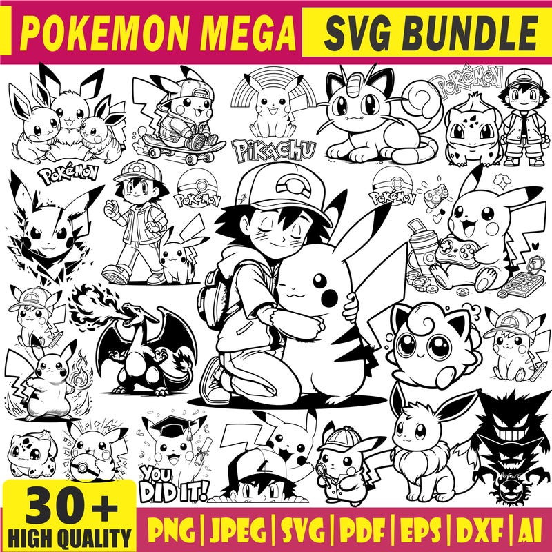 Pikachu Birthday Svg - Etsy