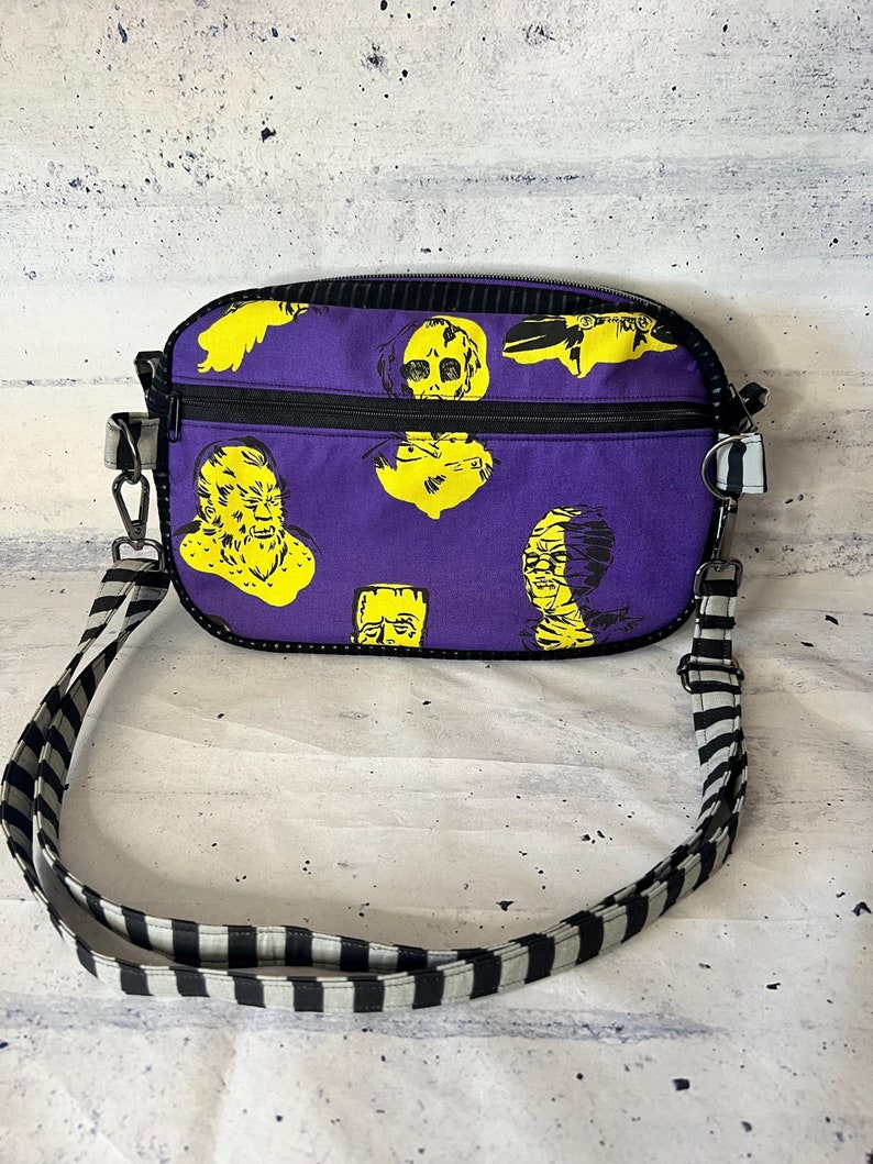 Monster Fanny Pack Hip Bag Purse Convertible Crossbody Shoulder Carry ...