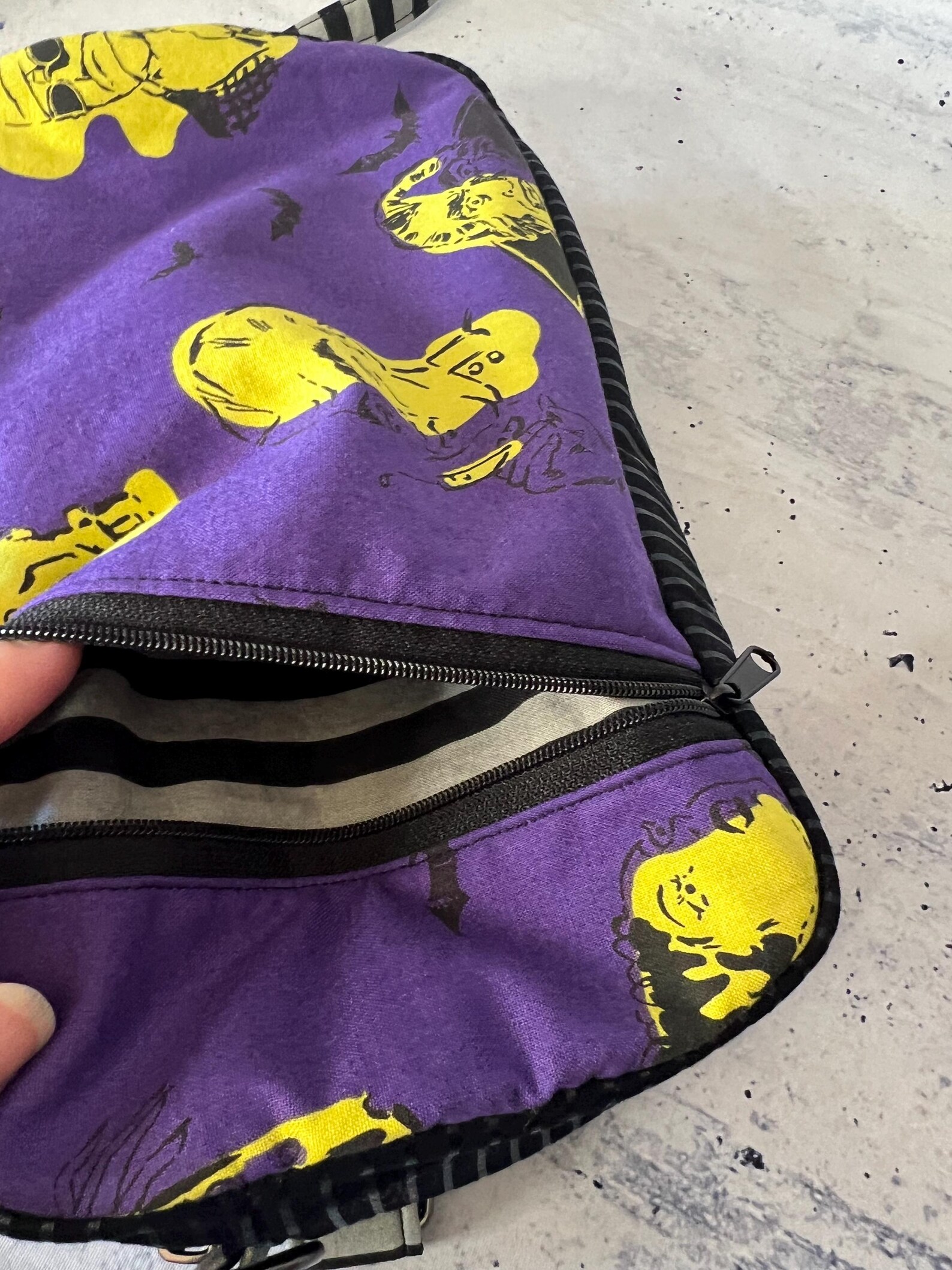 Monster Fanny Pack Hip Bag Purse Convertible Crossbody Shoulder Carry ...