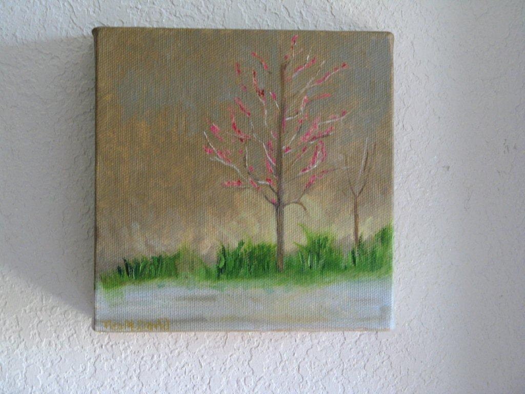 Redbud Tree Blossoms - Original Oil Painting - Etsy
