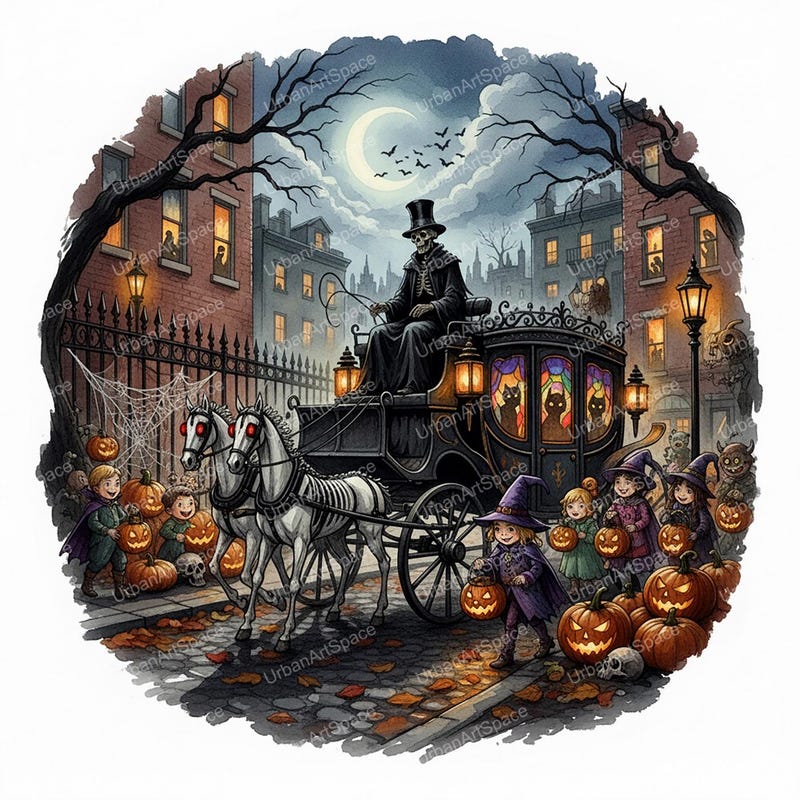 Halloween Parade Clipart - Etsy