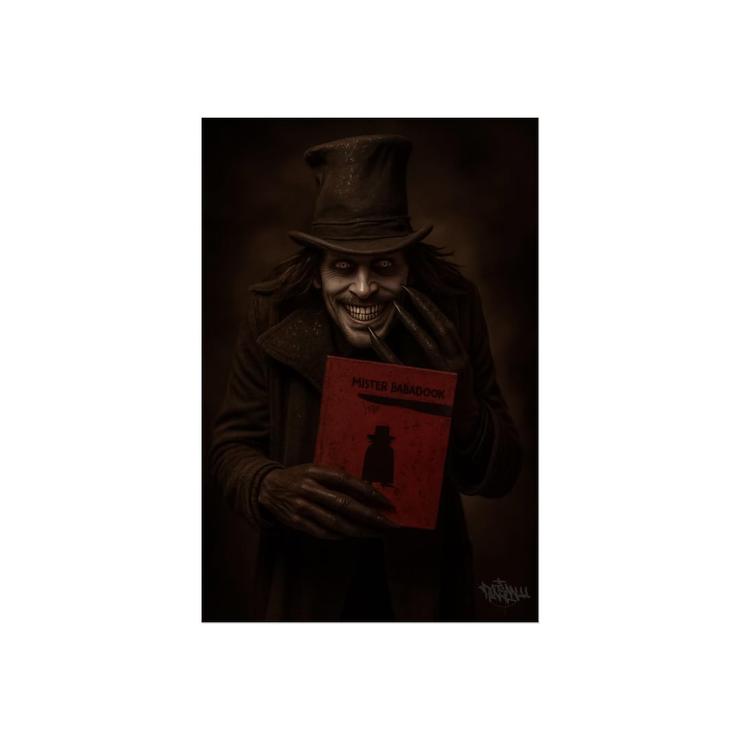 Mister Babadook the Shadow in the Pages - Etsy Australia