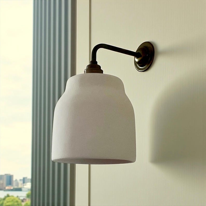 Handmade Wall Light: Statement Plaster Wall Sconce - Etsy UK