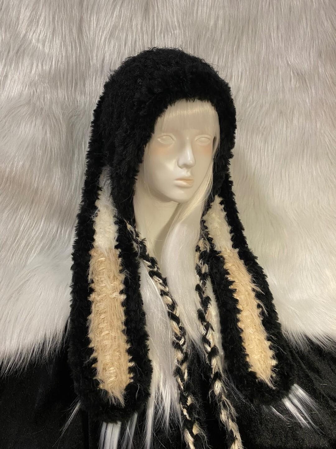 Handmade Detachable Bunny Ear Hood: Kawaii Cosplay Bonnet - Etsy