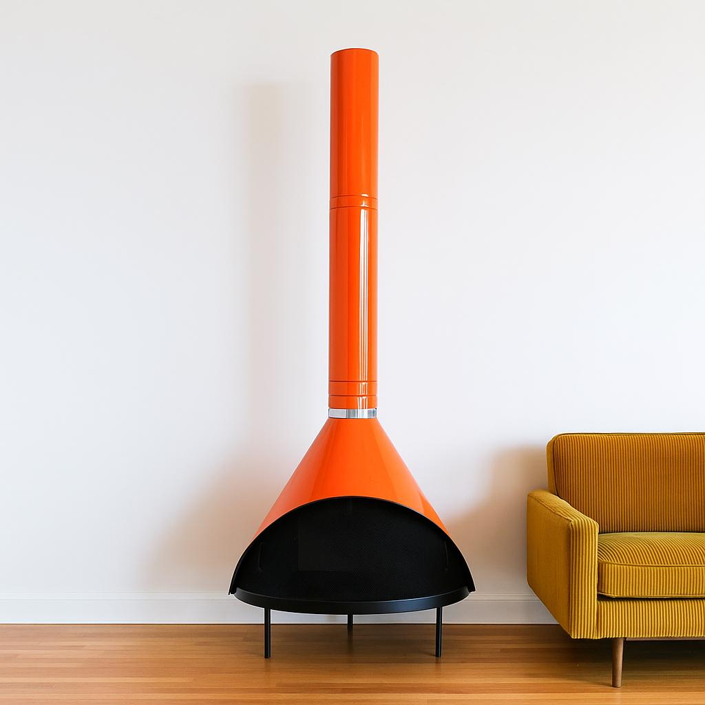 1970s Fireplace