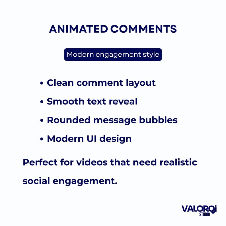 After Effects Social Media Comments Chat Messages Template (digital ...
