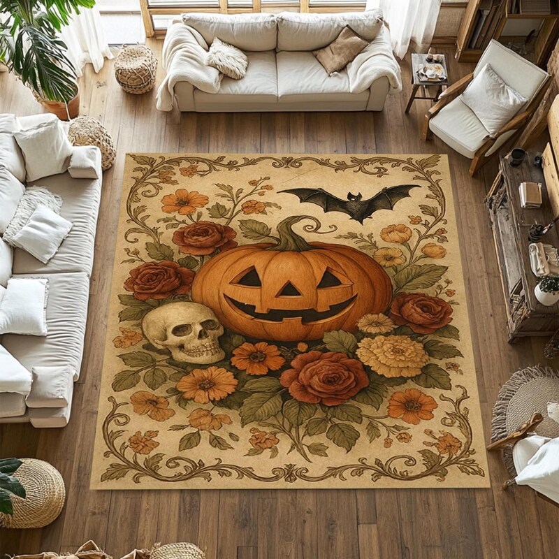 Halloween Rug - Etsy