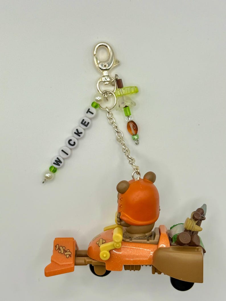 Wicket Keychain Star Wars Ewok Disney Doorables • Handmade Beaded Bag ...