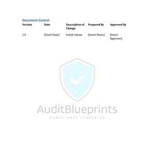 KYC Procedure Template – Editable Word Document for Customer Due ...