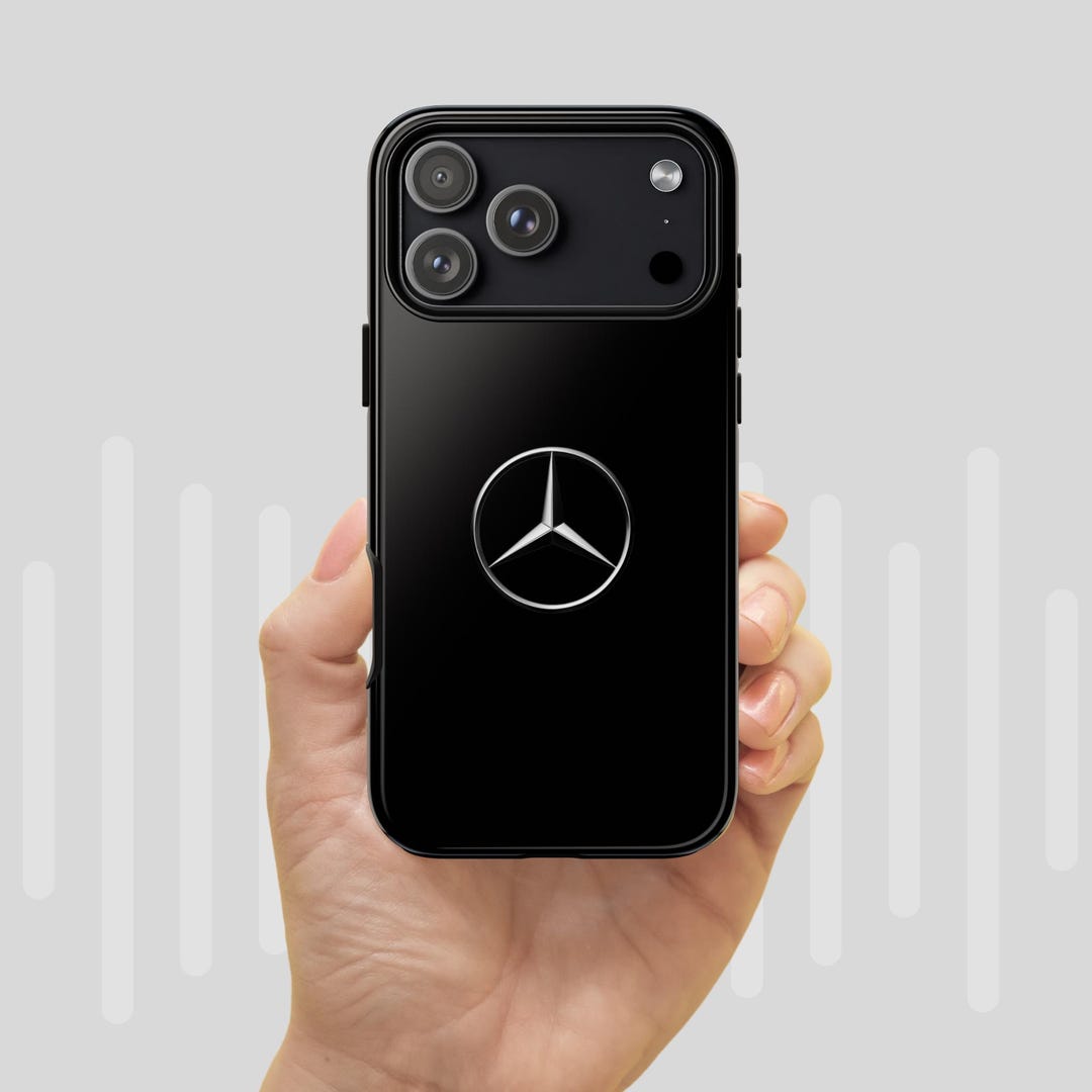 Mercedes Original Logo Phone Case, F1 Formula 1 Car Racing Merch, Tough ...