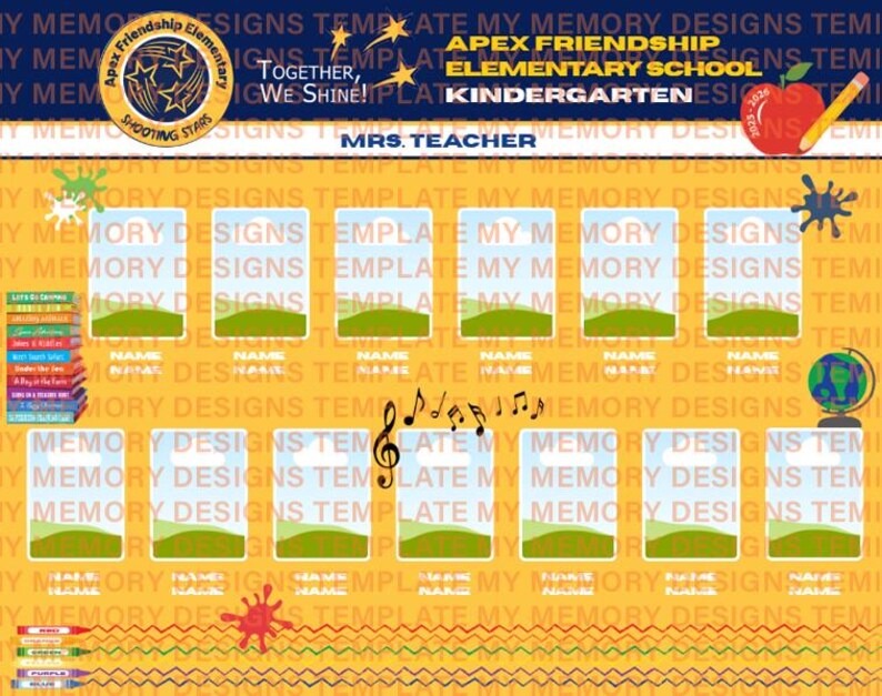 Editable Classroom Roster Template | Students’ Names & Photos | Apex ...