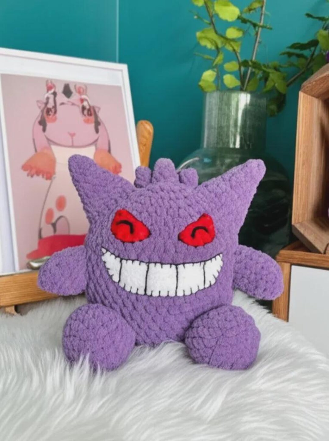 Amigurumi Gengar Crochet Pattern: Kids Toy (PDF File) - Etsy