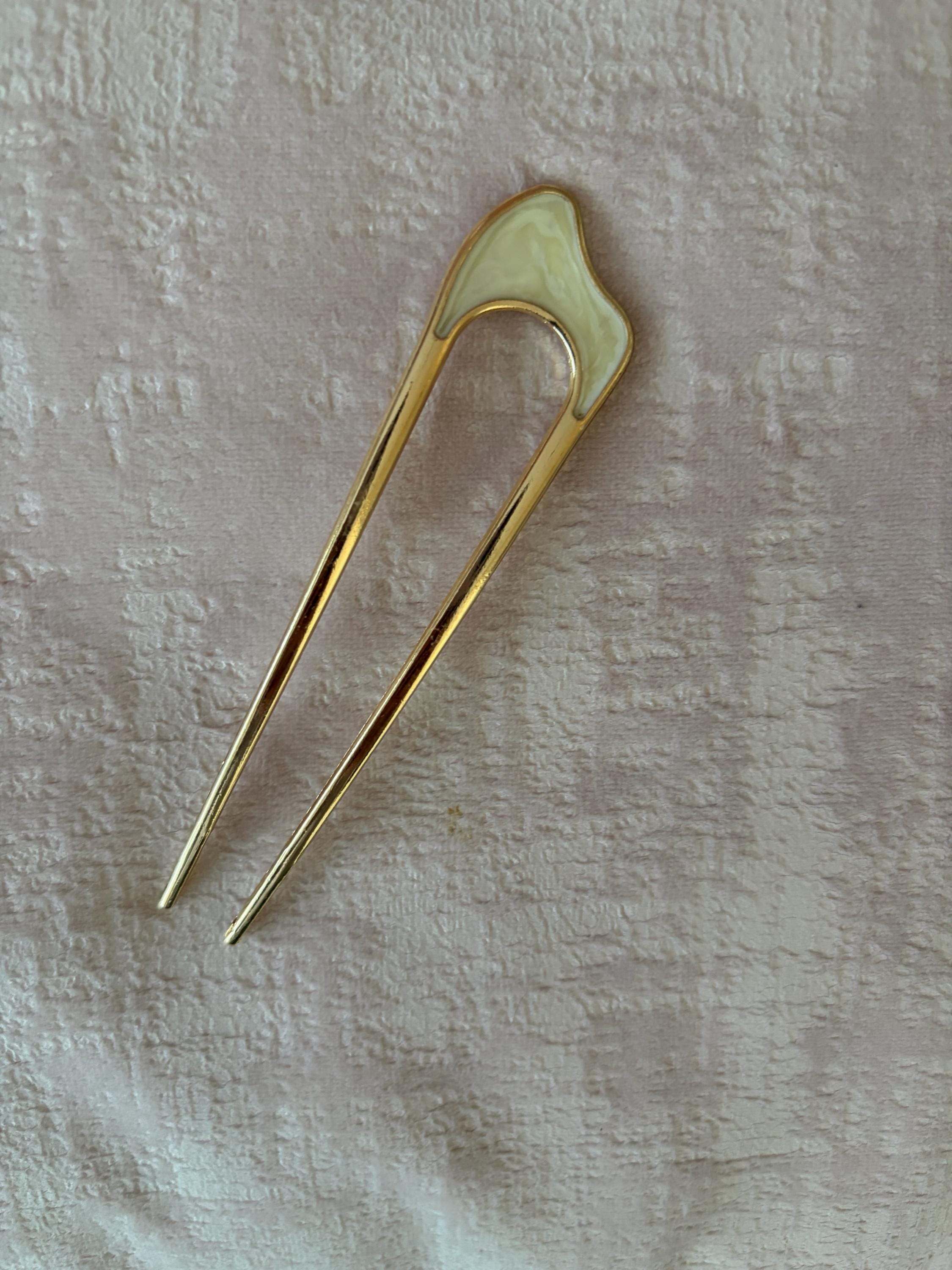 Hair Pin | Metal Hair Comb, U Shape Hair Pin, French Hair Pin - Etsy