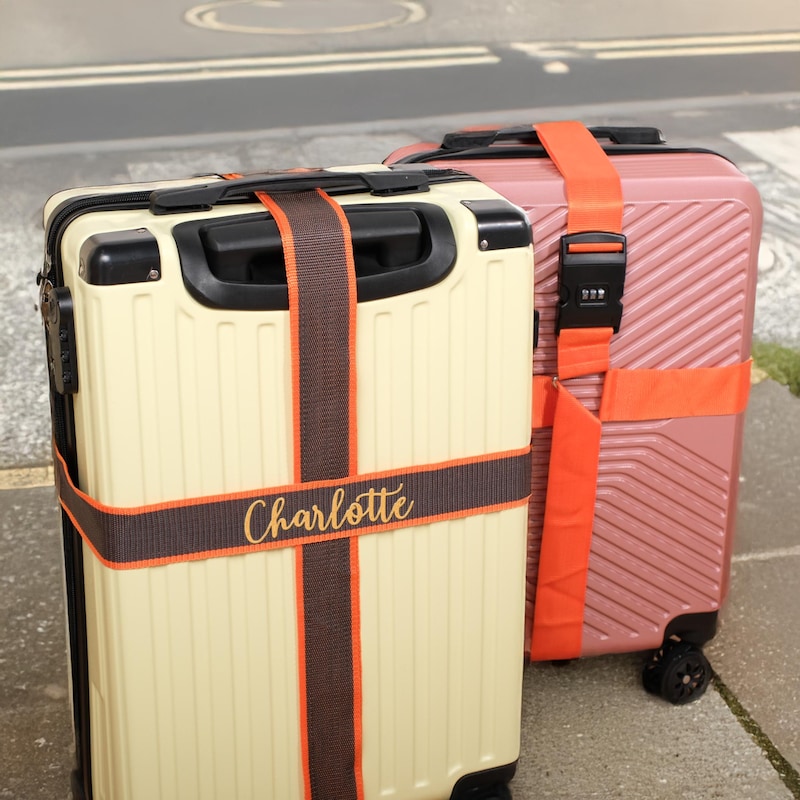 Personalised Luggage Strap - Etsy UK