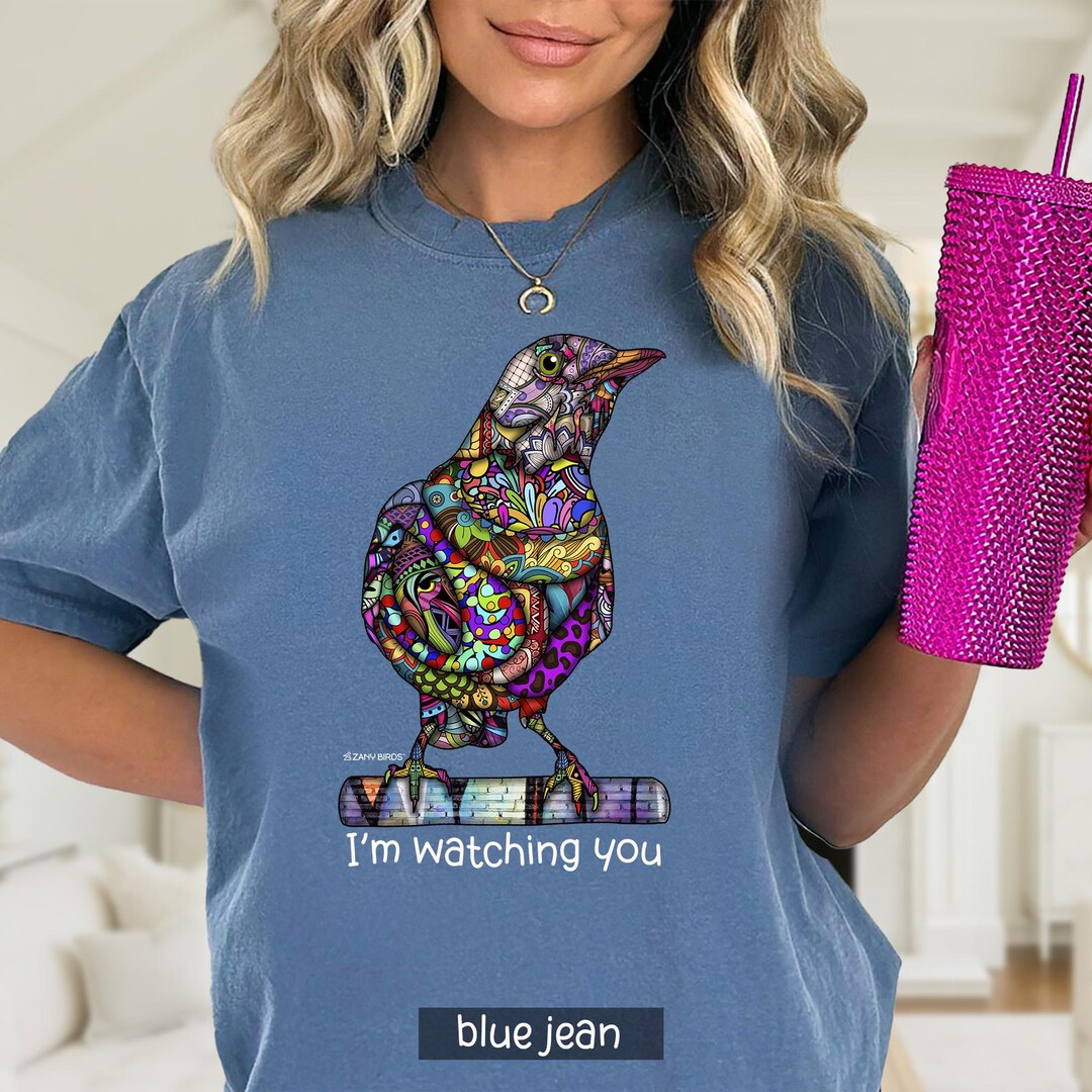 Watching You, Weirdcore Birdwatching Shirt, Funny Bird Nerds Tshirt ...