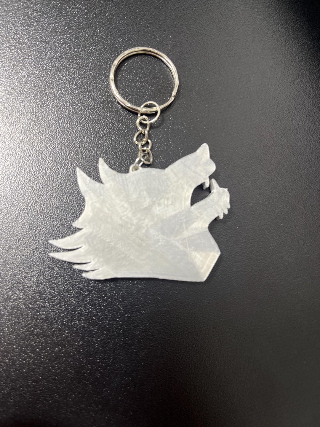 Wolf Head Keychain — 3D Printed Animal Accessory - Etsy