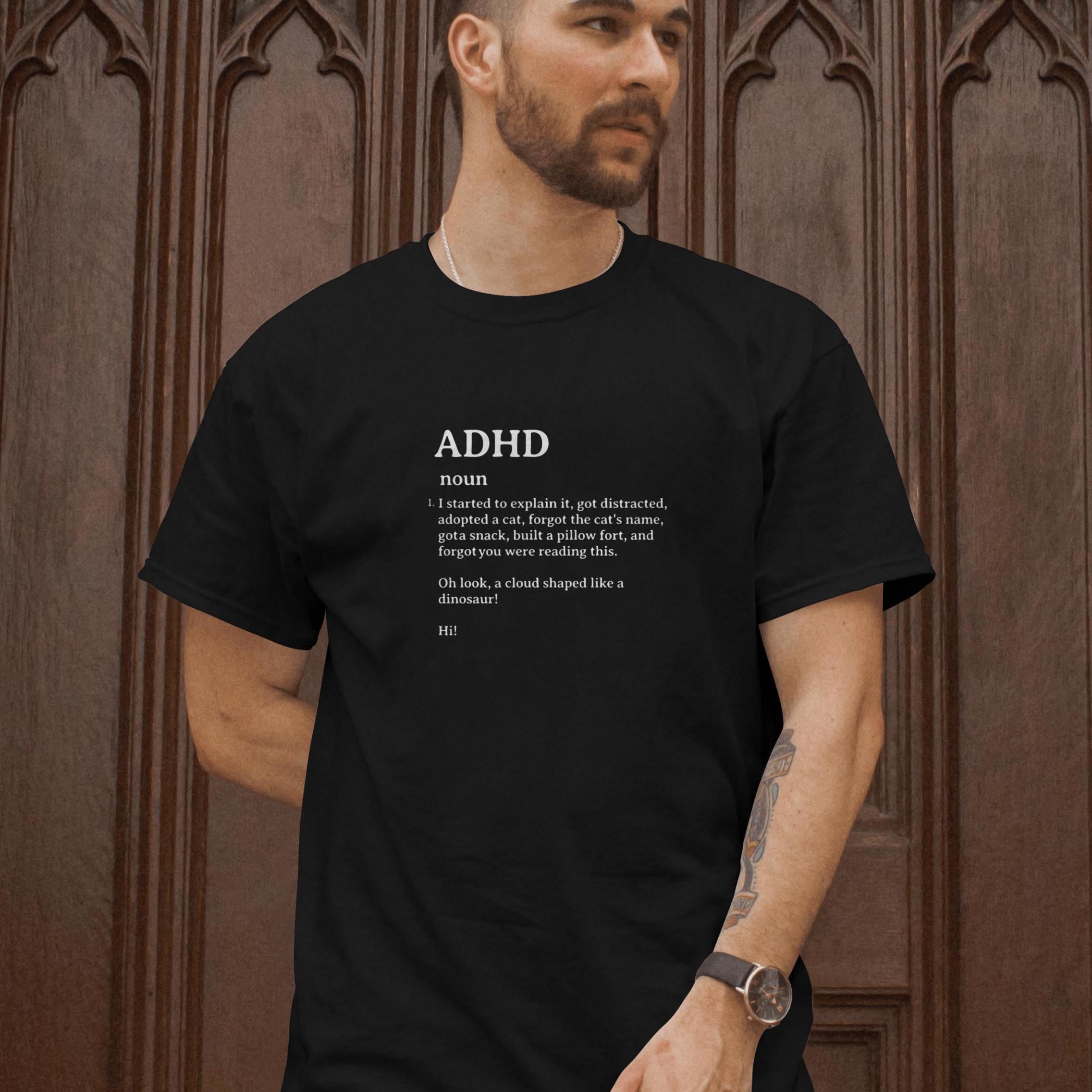 Funny ADHD Definition T-shirt: Relatable Neurodiversity Humor - Etsy