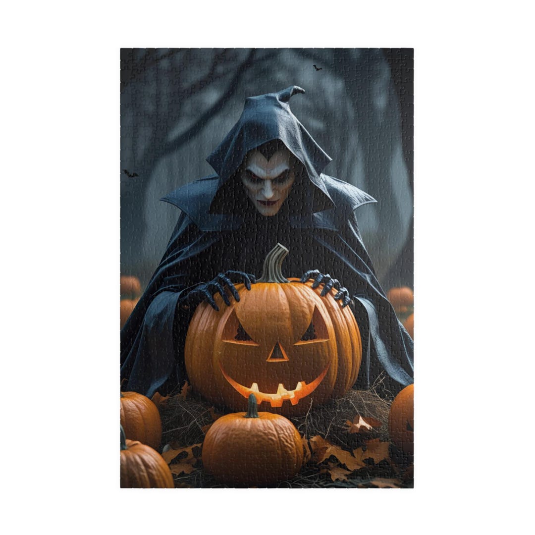 Pumpkin Vampire Puzzle - 1014 Pieces - Etsy