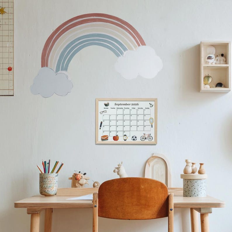2026 Cute Calendar Printable, Teacher Planning Editable Calendar ...