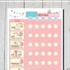 Printable Children's Screen Time Reward Money and Chart, Pink Theme ...