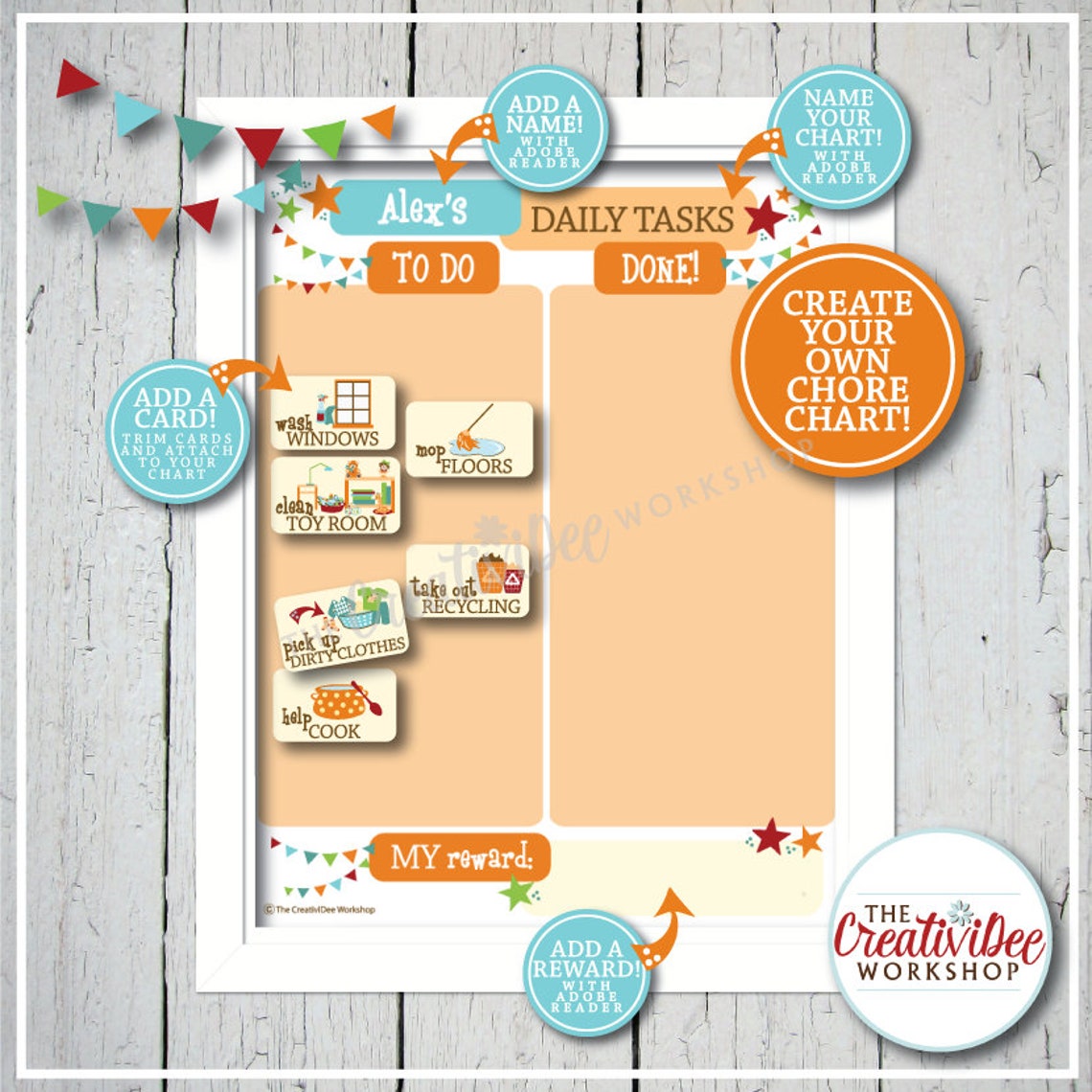 HUGE BUNDLE Children's Printable Routine AND Chore - Etsy