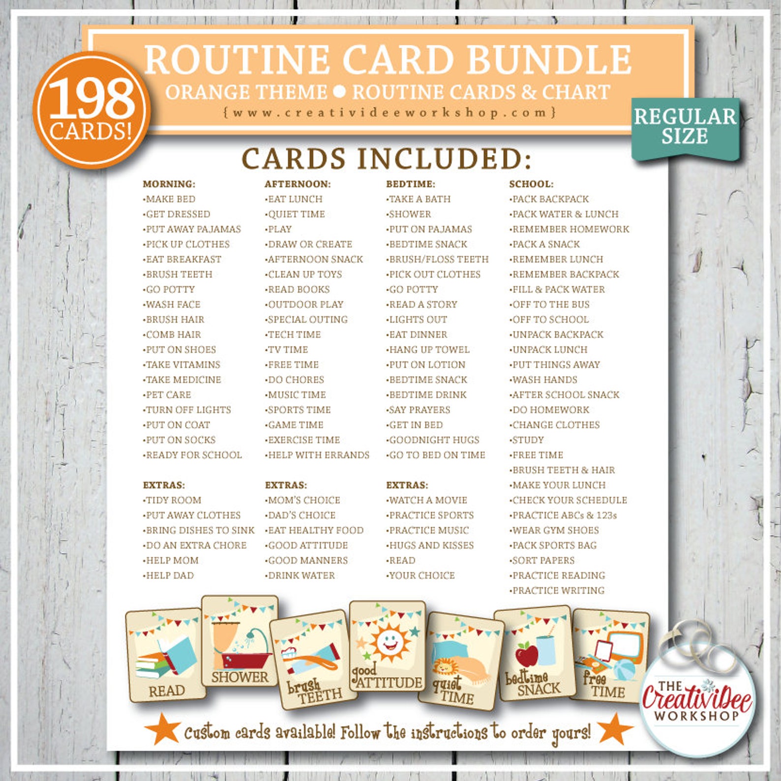 HUGE BUNDLE 198 Printable Children's Routine and Chore | Etsy
