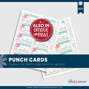 Printable Practice Piano Punch Card, Editable Name and Time, Music ...