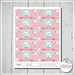 Printable Children's Screen Time Reward Money and Chart, Pink Theme ...
