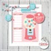 REWARD CHART | Gumball Reward Chart | Bubblegum Reward Chart | Children ...