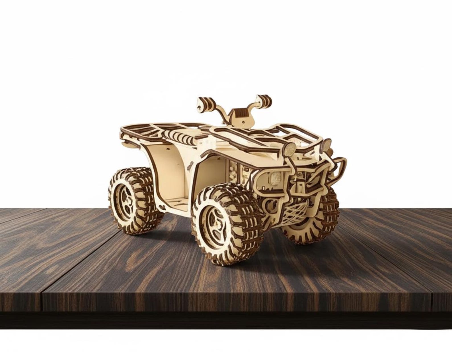 3D ATV Laser Cut Files | Quad Bike Wood Puzzle Svg | off Road Vehicle ...