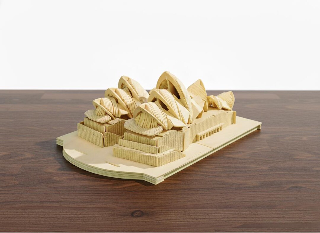 Sydney Opera House Laser Cut File, Architectural Model Template ...
