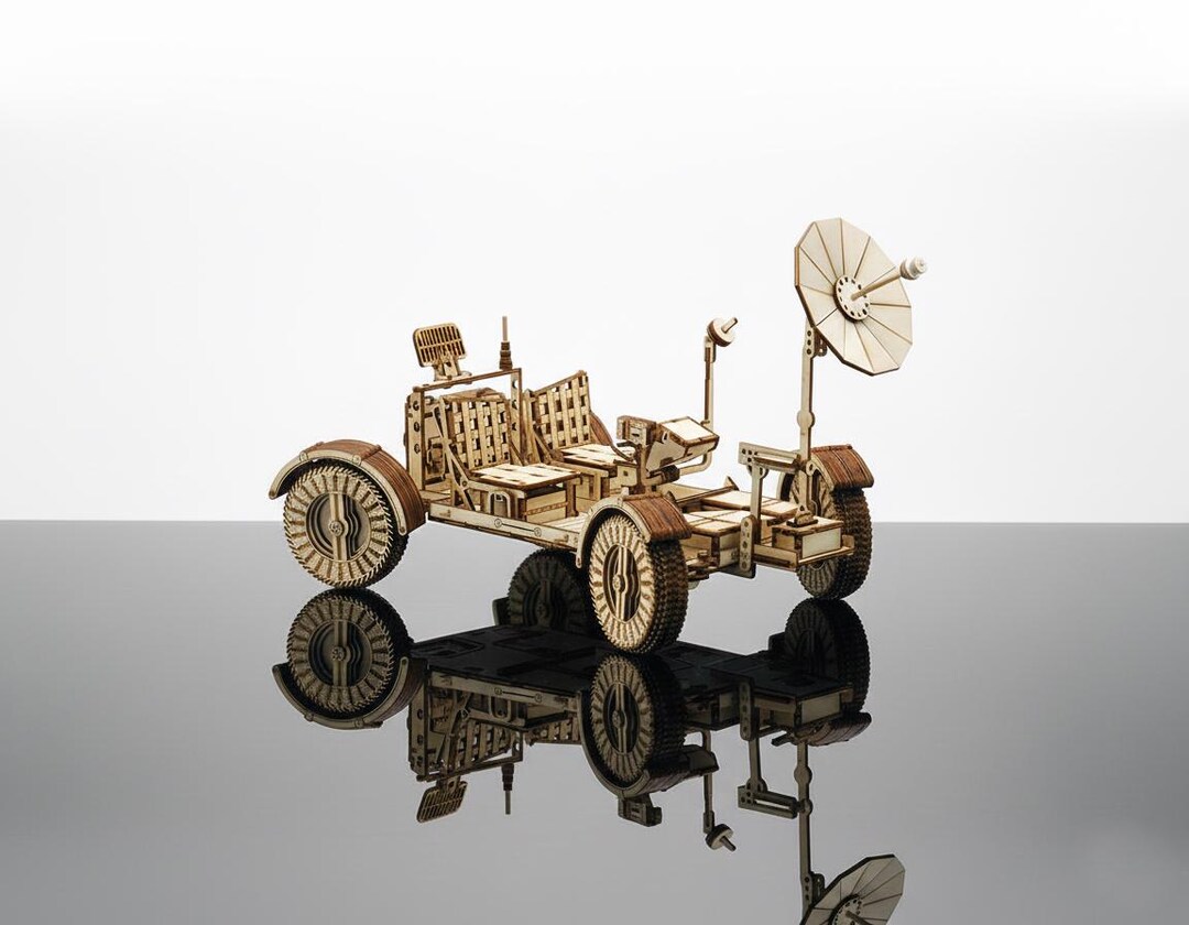 Lunar Rover Laser Cut Files | Moon Buggy SVG DXF | Apollo 3D Wooden ...