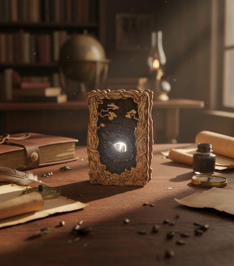 Fantasy Dragon Eye Box Laser Cut File – 3D Wooden Storage Box SVG for ...