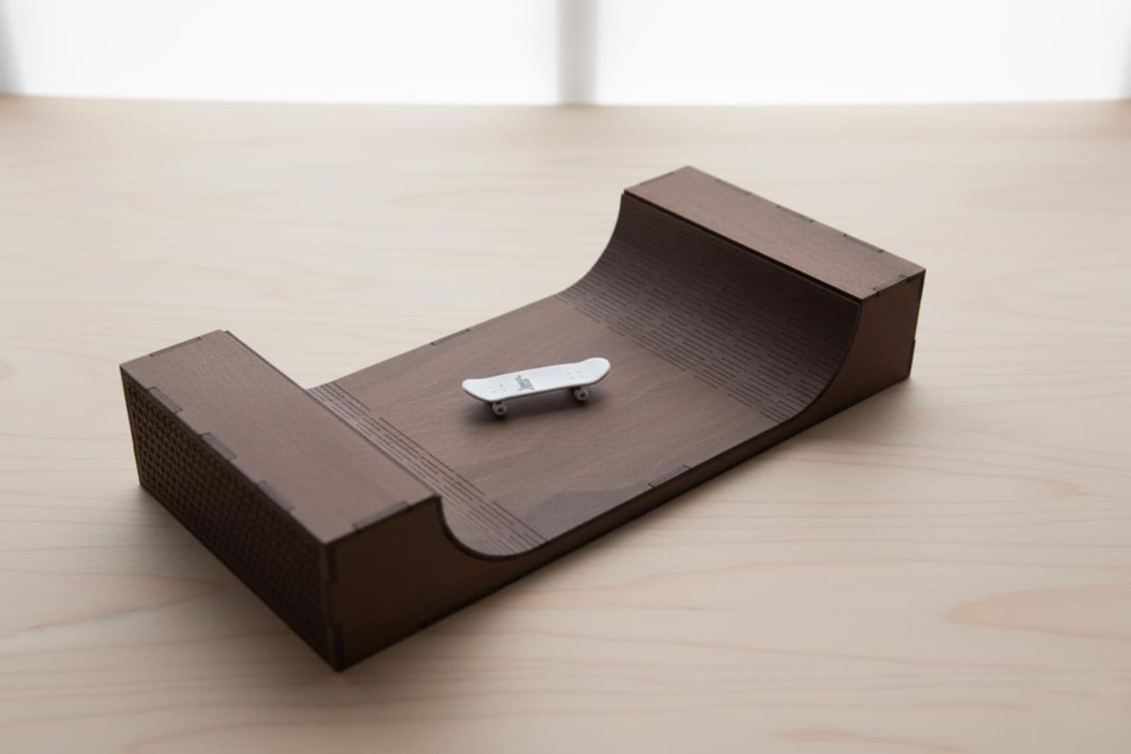 Mini Skate Ramp SVG, Fingerboard Halfpipe Laser Cut File, DIY Wooden ...