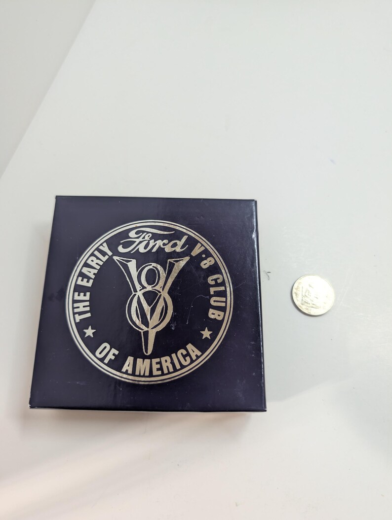 Limited Edition, Vintage, Ford Early V-8 Club Drink/bar Coasters With ...
